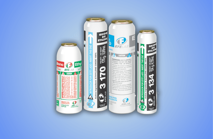 Metallic Ethylene Oxide Cartridges – Safe Sterilization Supply